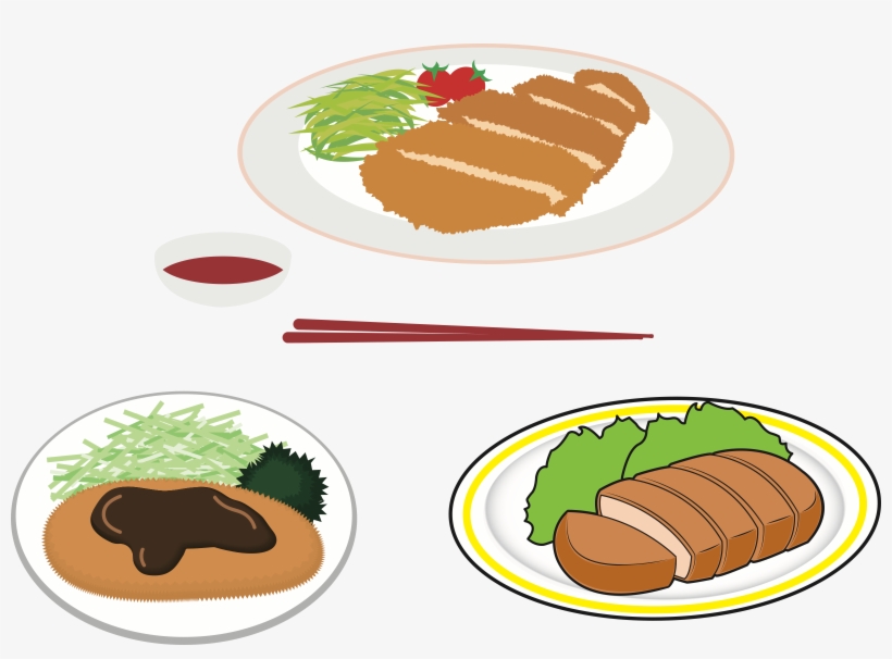 Japanese Food Clipart Love - Tonkatsu Icon - Free Transparent PNG ...