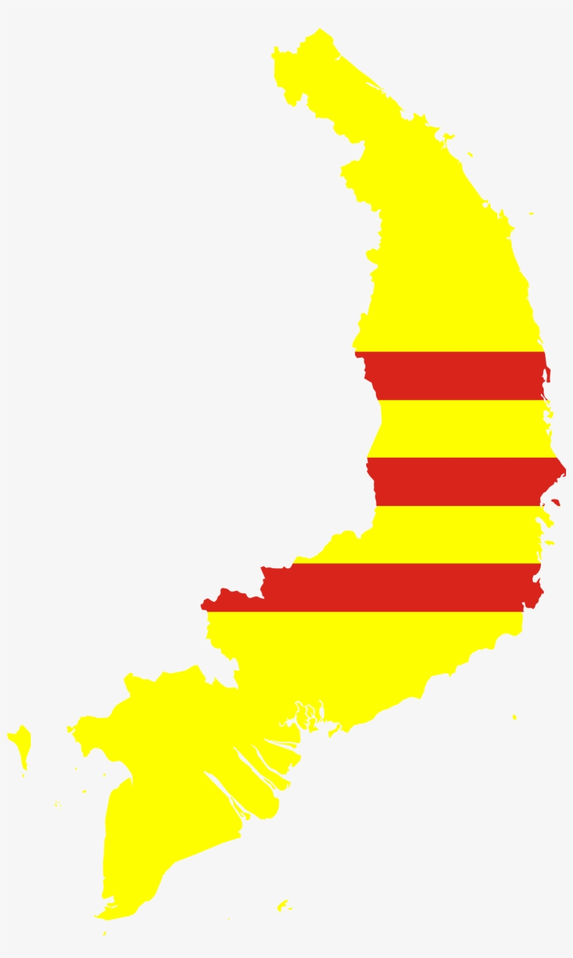Open - South Vietnam Flag Map - Free Transparent PNG Download - PNGkey