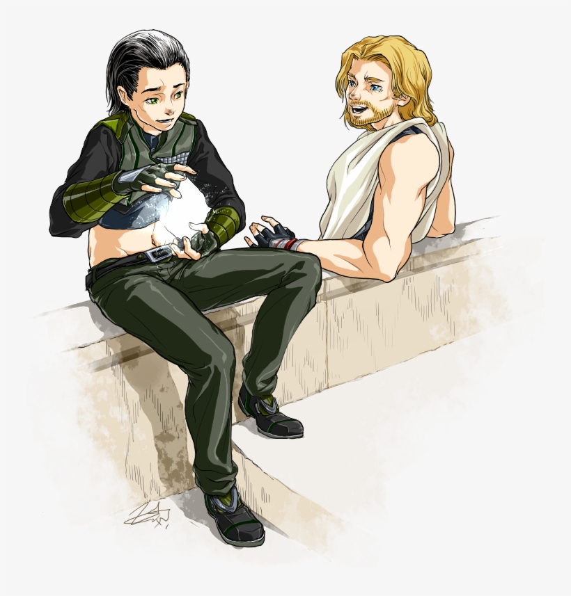 Loki Images Thor And Loki Hd Wallpaper And Background - Young Loki X Thor - Free Transparent PNG ...