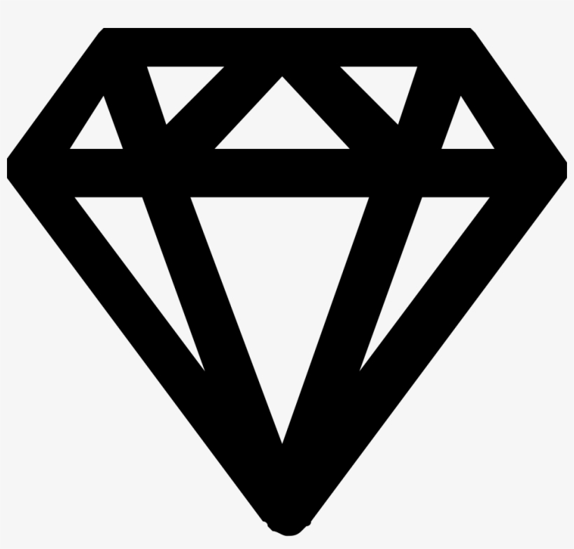 Gem Comments - Getekende Diamant - Free Transparent PNG Download - PNGkey
