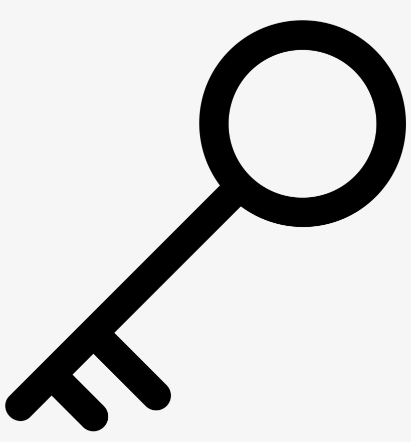 File Simpleicons Interface Thin Shape In Diagonal - Key Icon Free ...