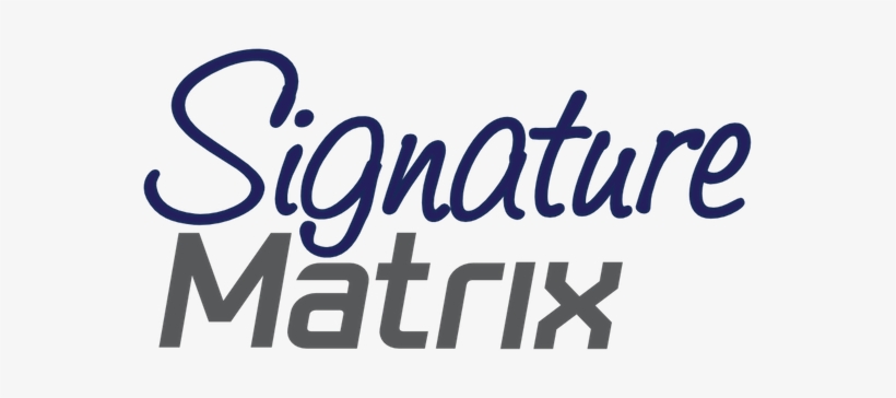 Signature-matrix - Captured - Free Transparent PNG Download - PNGkey