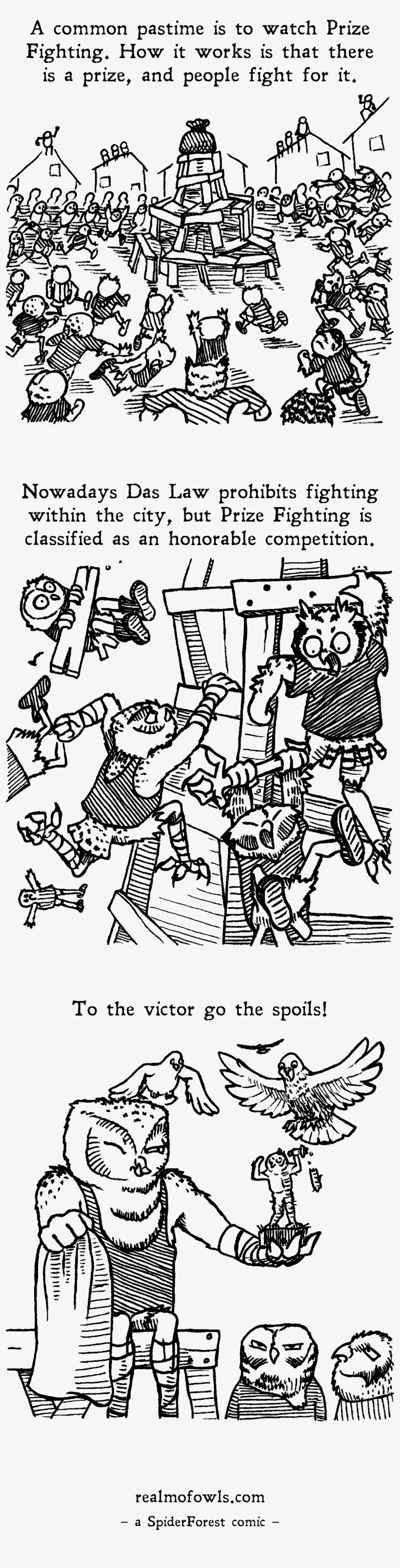 You'll Have To Fight To Win The Prize - Cartoon - Free Transparent PNG ...