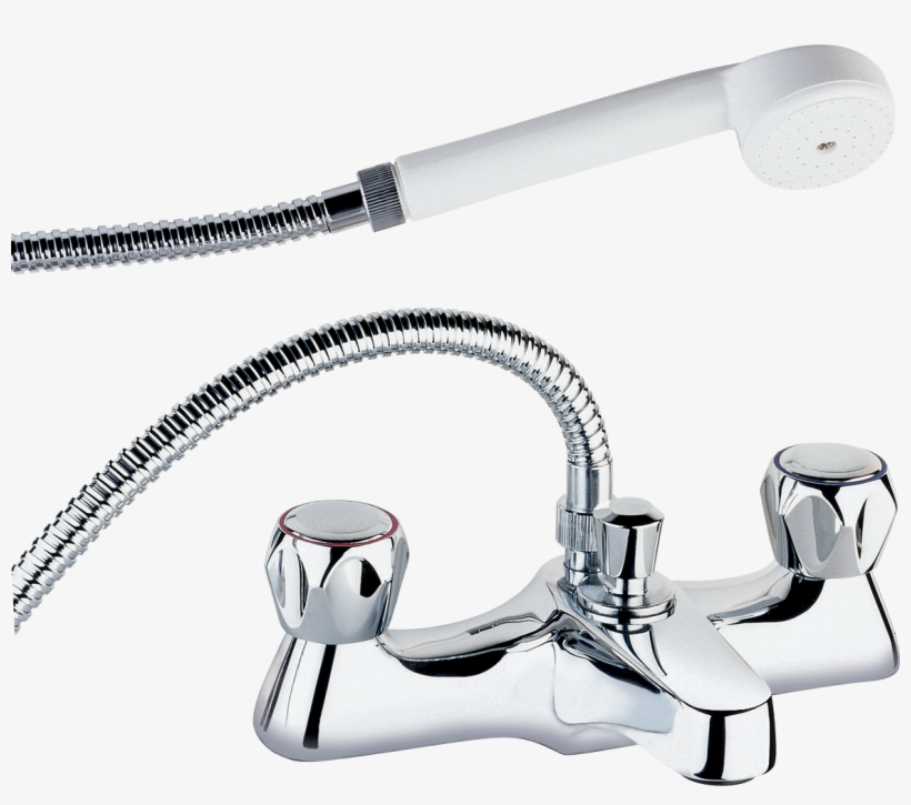 Deva Deck Mounted Bath Shower Mixer Tap - Free Transparent PNG Download ...