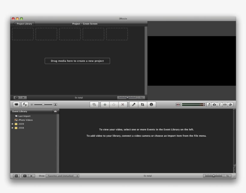 How To Green Screen Using Imovie '09 - Imovie - Free Transparent PNG ...