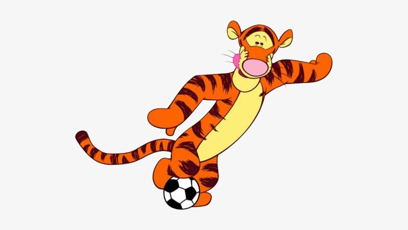 Soccer Clipart Tigger - Tigger Soccer Ball Clipart - Free Transparent ...