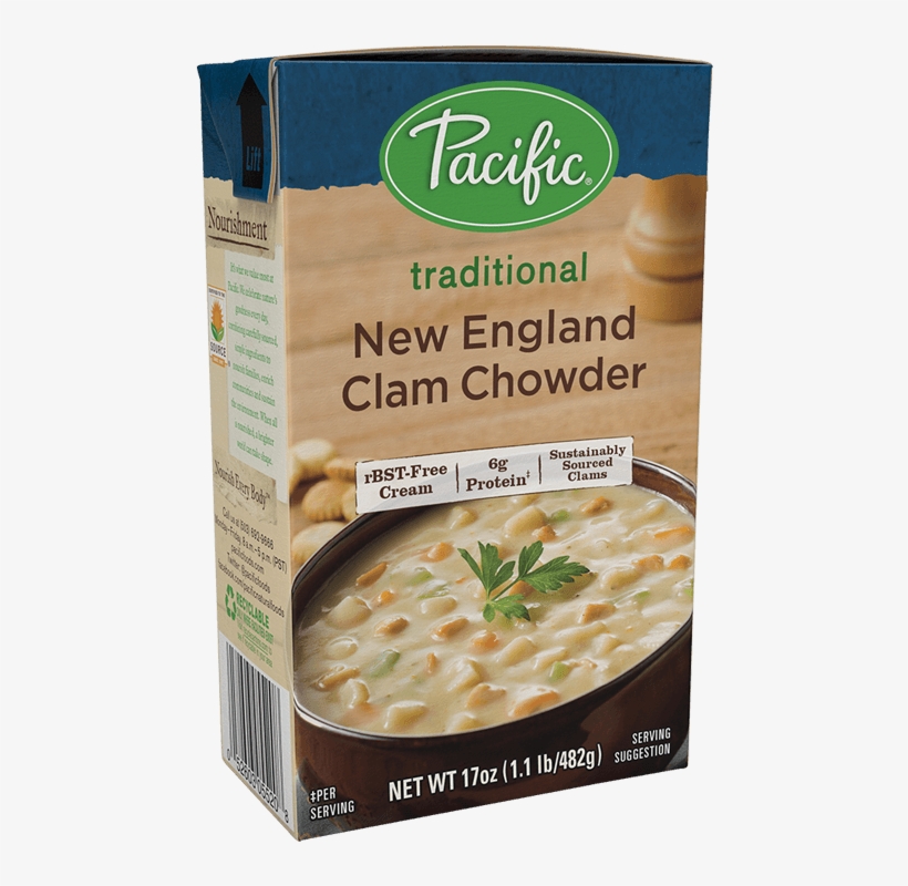 Pacific Foods - Traditional New England Clam Chowder - Free Transparent ...
