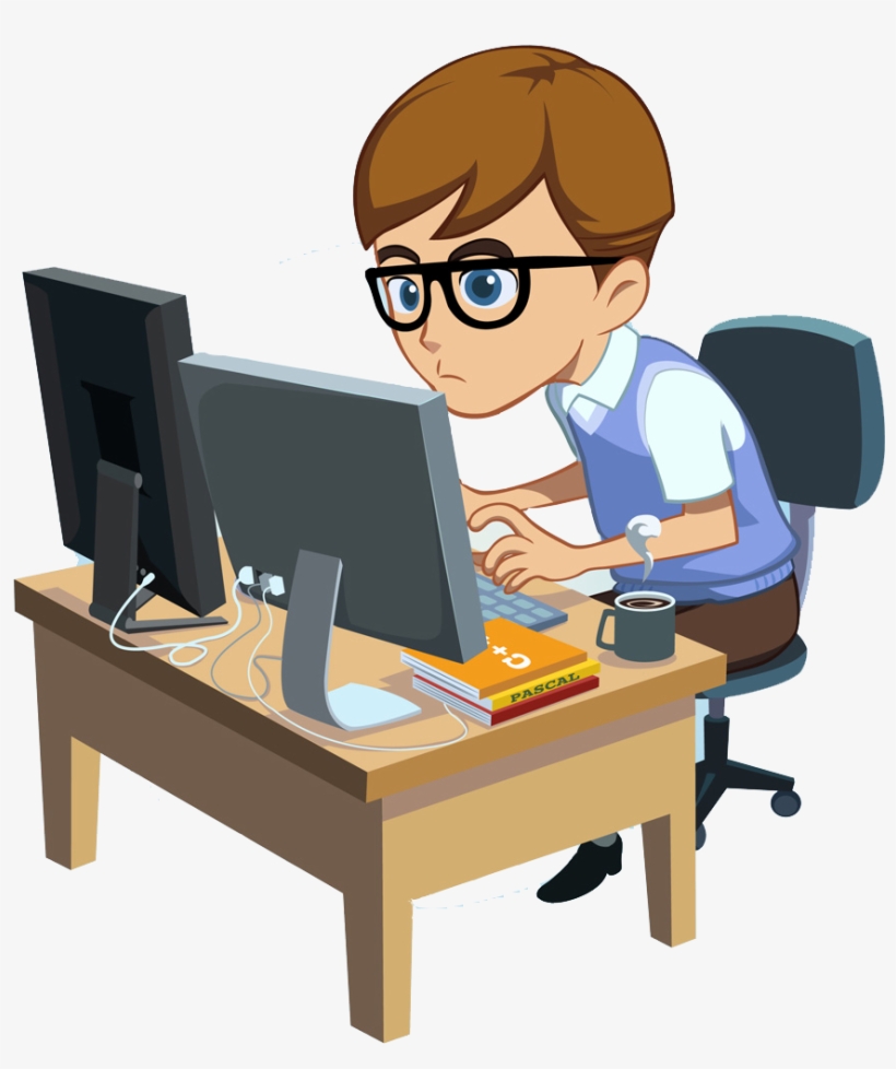 Hans Infotech - Careers - Computer Programmer Cartoon Png - Free Transparent PNG Download - PNGkey
