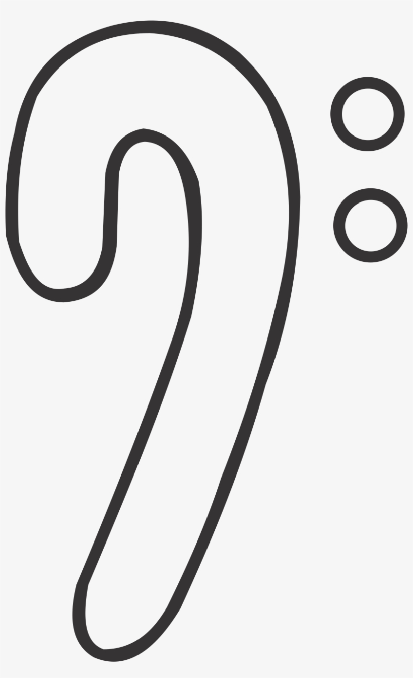 Bass Clef - Line Art - Free Transparent PNG Download - PNGkey