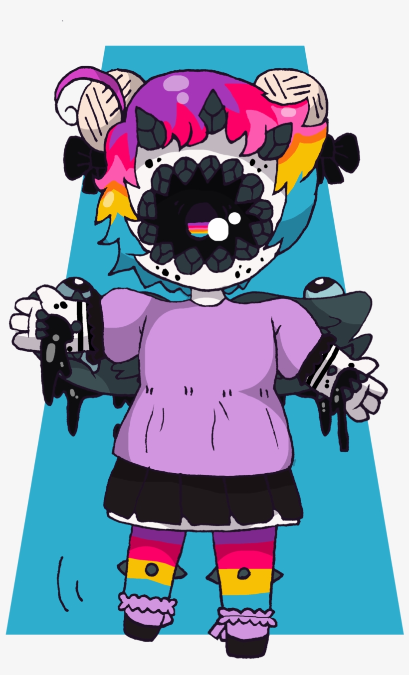 Harper Xynthii Oc Child Toddler Pastel Goth Lisa Frank - Cartoon - Free ...