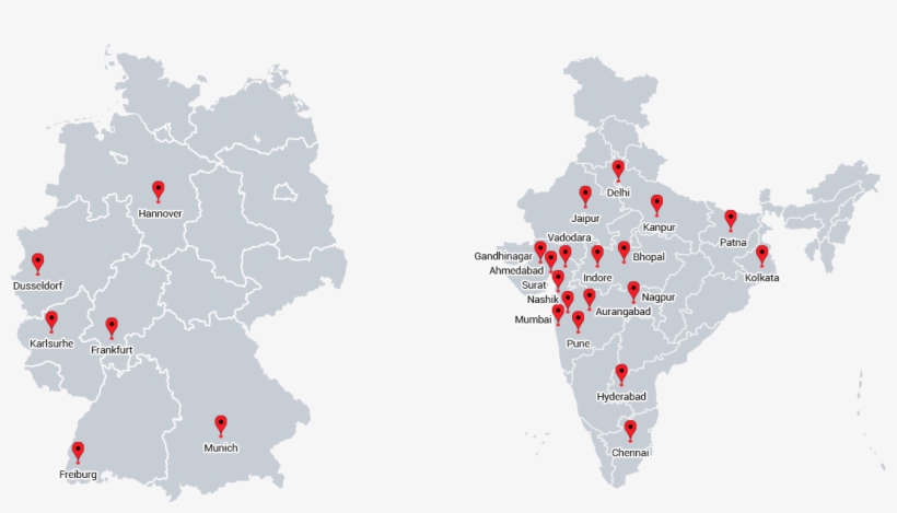 Our Presence - German Elections 2017 Map - Free Transparent PNG ...
