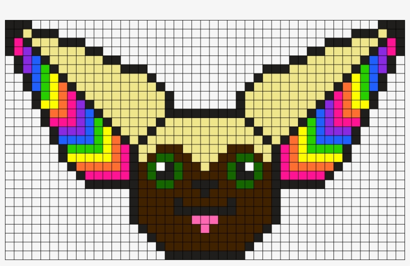 Trippy Momo Perler Bead Pattern / Bead Sprite - Gifs Gengar - Free ...