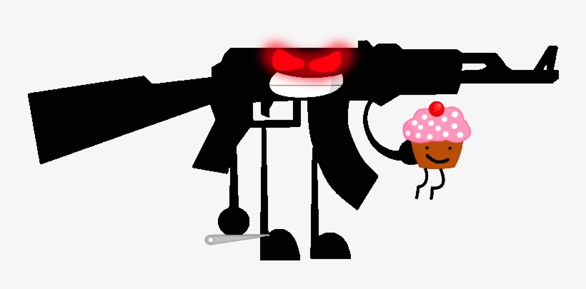 Gun As A Shadow Vector - Object Mayhem Gun - Free Transparent PNG ...