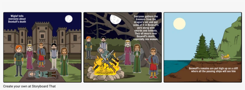 Beowulf's Funeral - Sublimation - Free Transparent PNG Download - PNGkey
