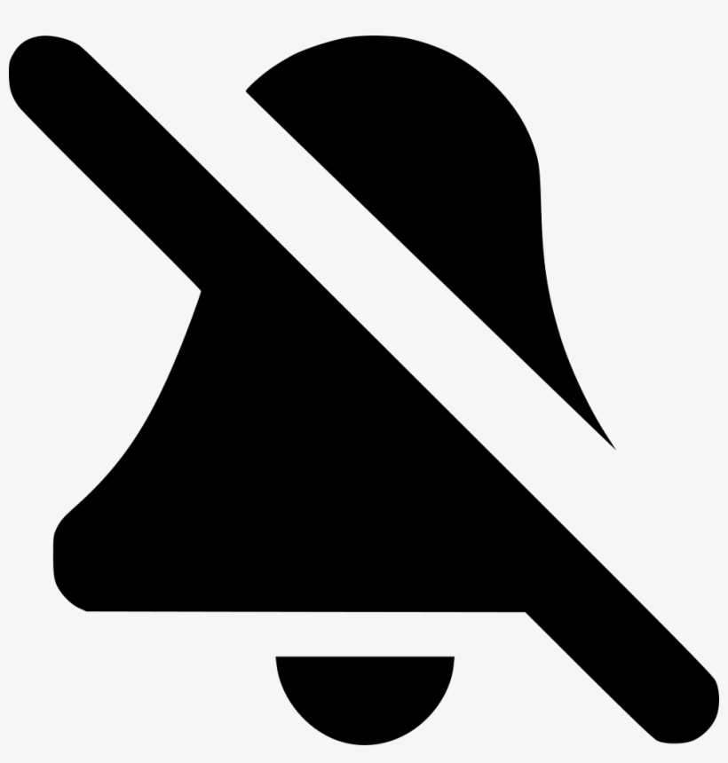 Bell Mute Comments - Mute Bell Png - Free Transparent PNG Download - PNGkey