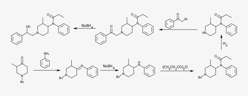 Ohmefentanyl Synthetic Pathway - Ohmefentanyl - Free Transparent PNG ...