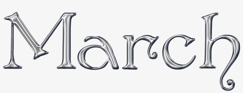 March Transparent Images Png - March Word Art - Free Transparent PNG ...