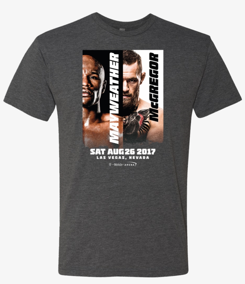 Mayweather Vs Mcgregor Gray Poster Art T-shirt - Floyd Mayweather Jr ...