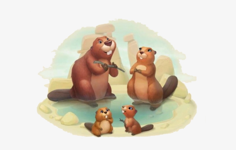 Beaver Family - Wiki - Free Transparent PNG Download - PNGkey