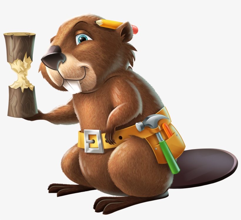 Bucky The Beaver - Time Lab Vbs Animals - Free Transparent PNG Download ...