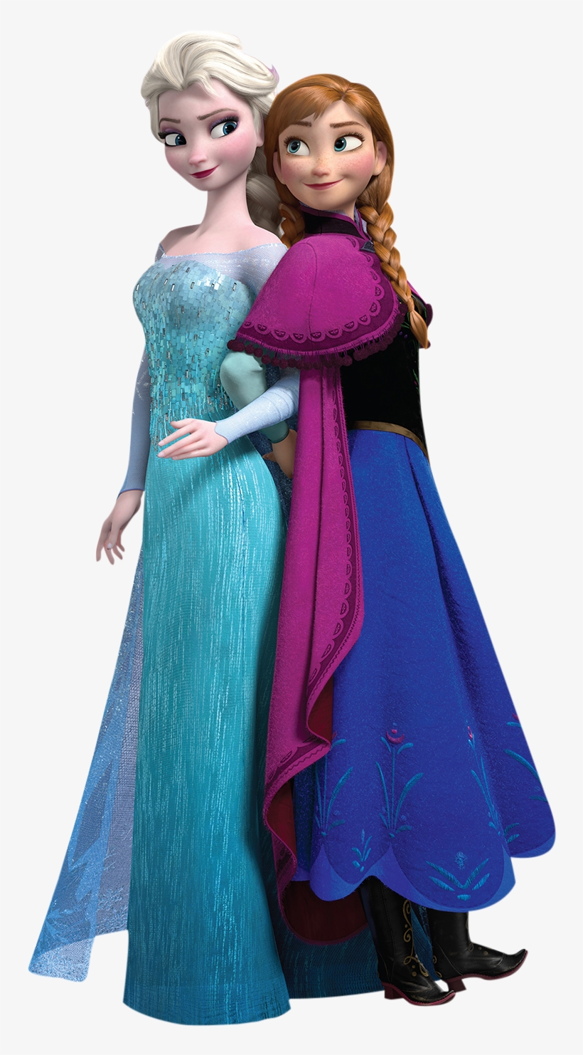 Frozen Disney Anna Elsa01 - Frozen Elsa Ja Anna - Free Transparent PNG ...