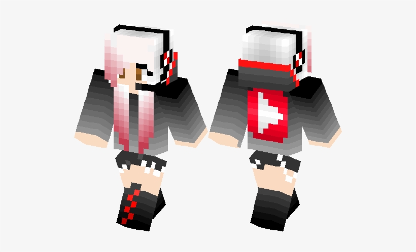 Skin Nữ Youtuber Minecraft - Free Transparent PNG Download - PNGkey