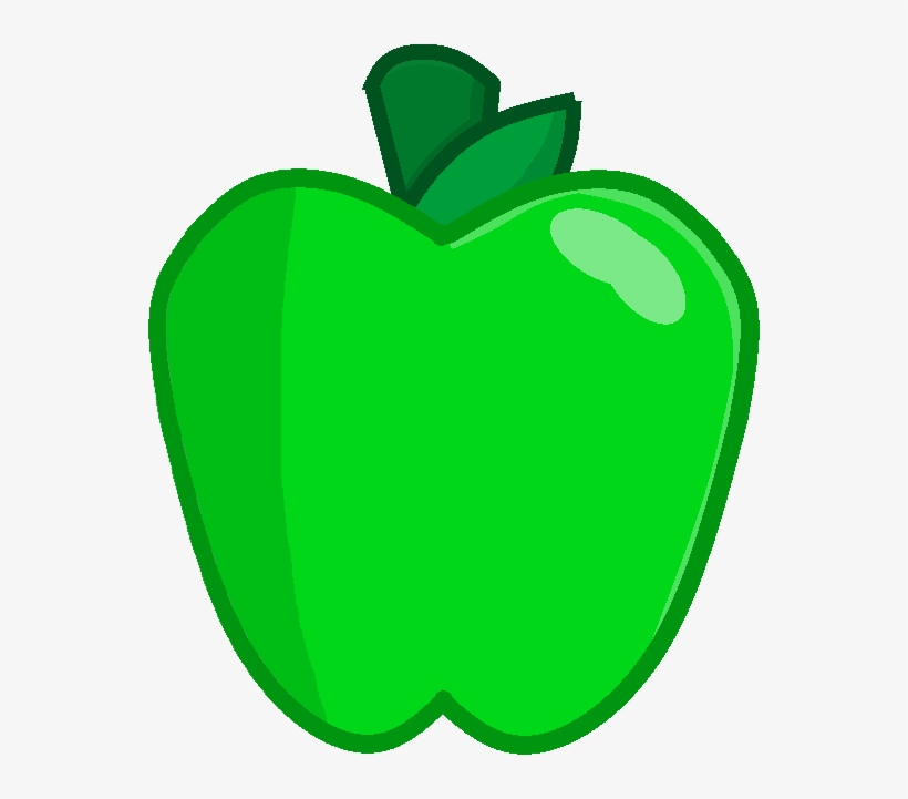 Green Apple Remade - Bfdi Green Apple - Free Transparent PNG Download ...
