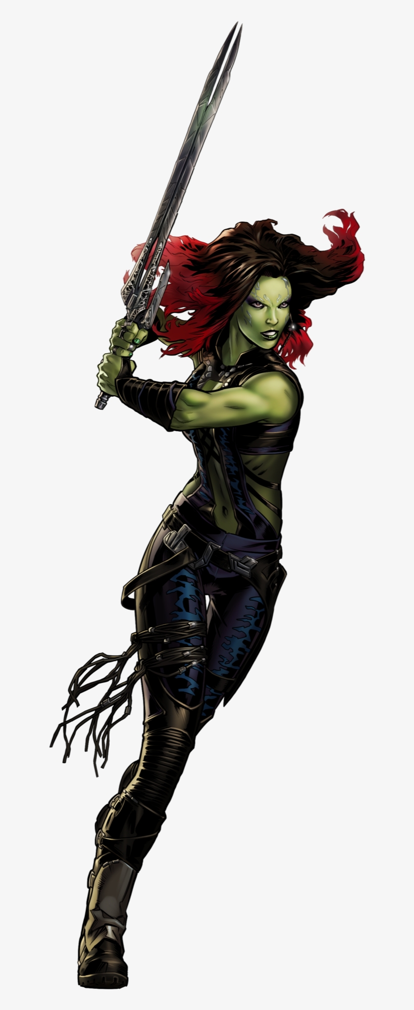 Gamora In Avengers Alliance - Marvel Gamora - Free Transparent PNG ...