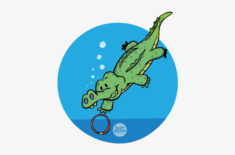 Level 4 Gator - Illustration - Free Transparent PNG Download - PNGkey