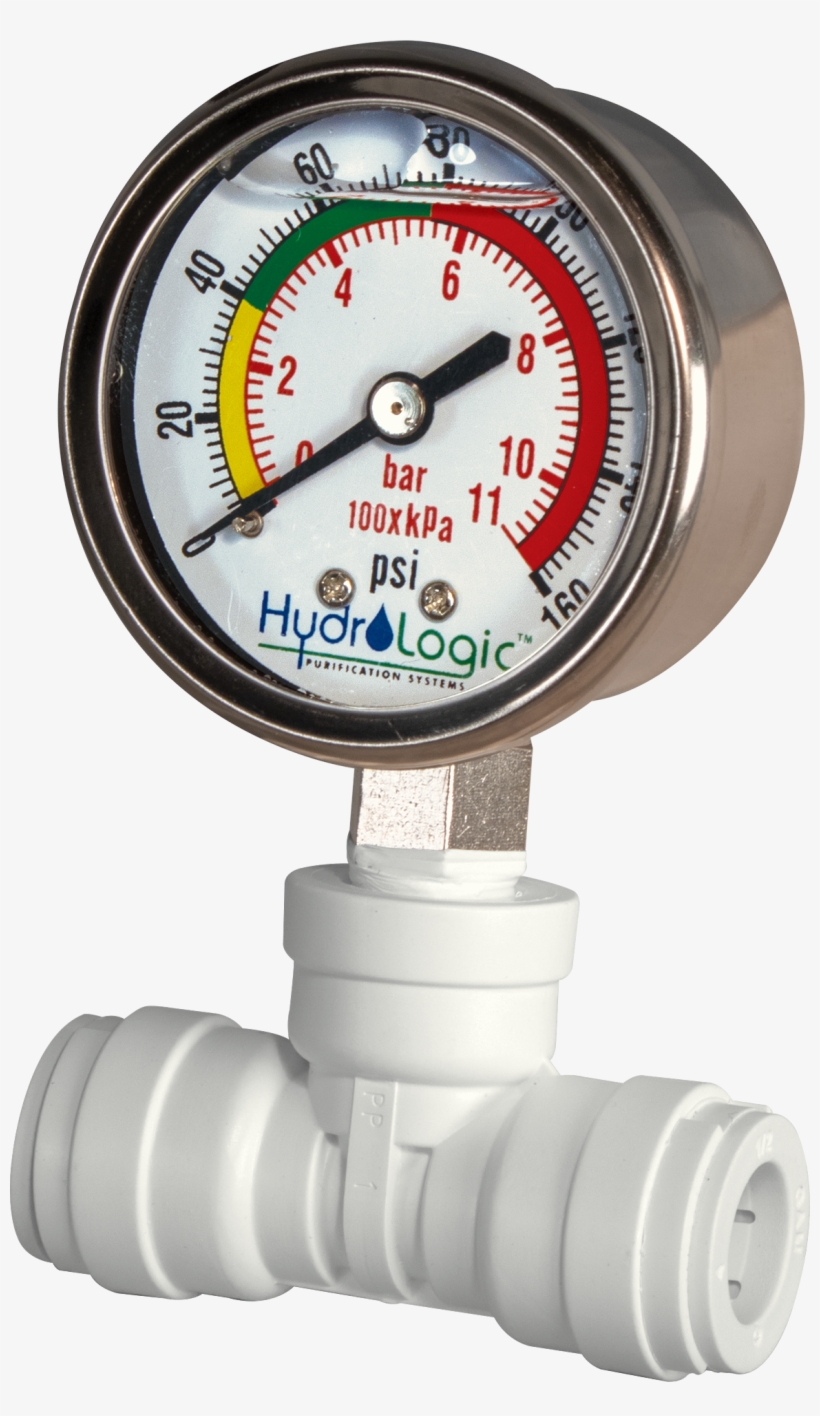 Hl 19026 Evolution-ro1000™ Pressure Gauge - Valley Instrument Grade A Back Mount 1 2in Glycerin ...