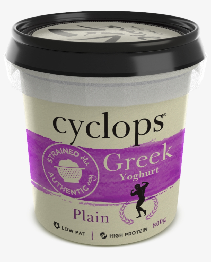 Greek Natural - Cyclops Greek Natural Yoghurt - Free Transparent PNG ...