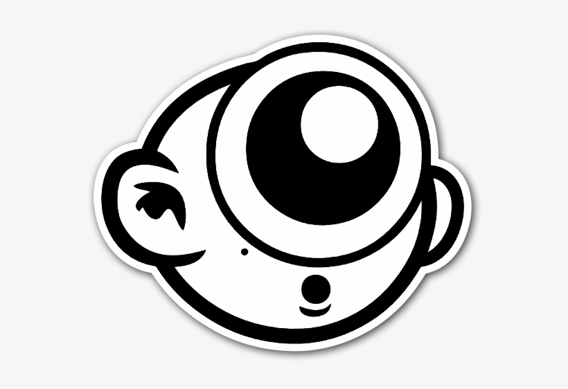 Astr0net Cyclops Sticker - Sticker - Free Transparent PNG Download - PNGkey