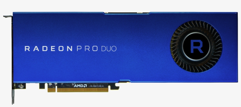 Radeon Pro Duo Professional Graphics Card - Free Transparent PNG ...