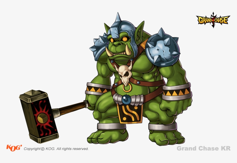 07 Orc Warrior Boss - Grand Chase - Free Transparent PNG Download - PNGkey