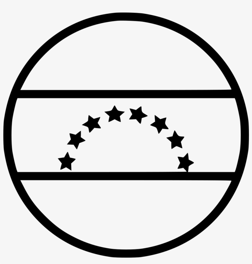 Venezuela Flag - - Circle Border Of Stars - Free Transparent PNG ...