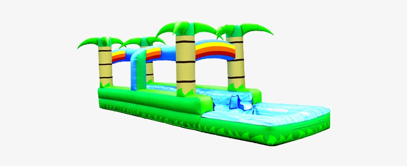 Tropical 2 Lane Water Slide - Water Slides Clipart Png - Free ...