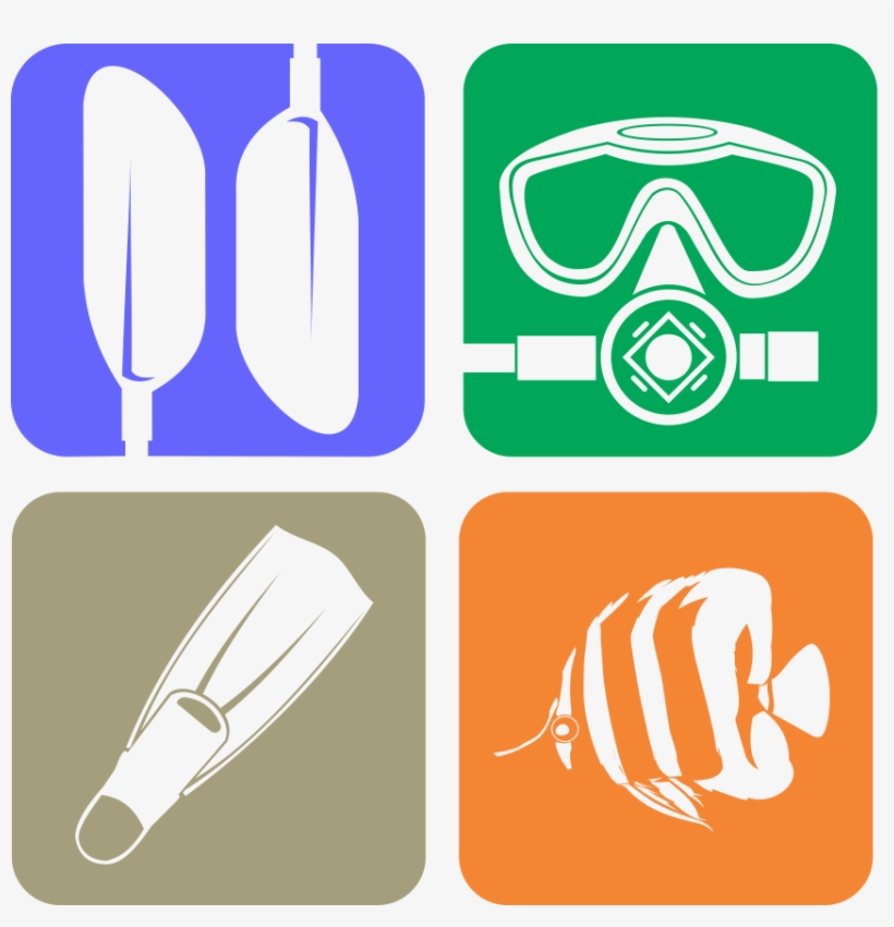 Diving Logo - Scuba Diving Equipment Icon - Free Transparent PNG ...