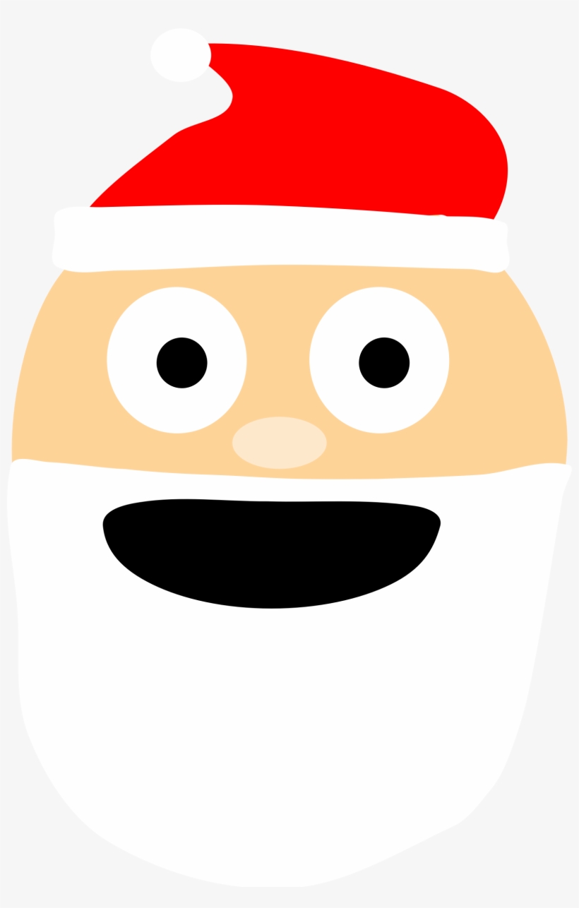 Clipart Santa Emoji - Clip Art - Free Transparent PNG Download - PNGkey