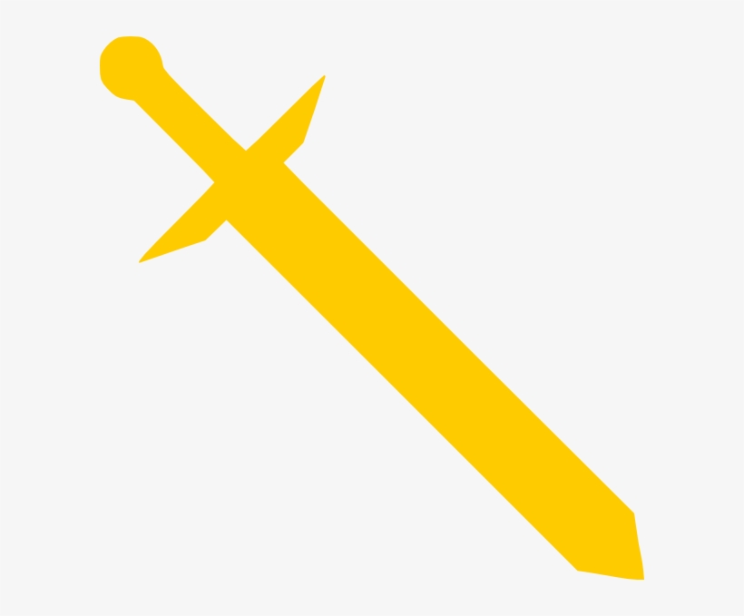 Free Clip Art - Gold Sword Clipart - Free Transparent PNG Download - PNGkey