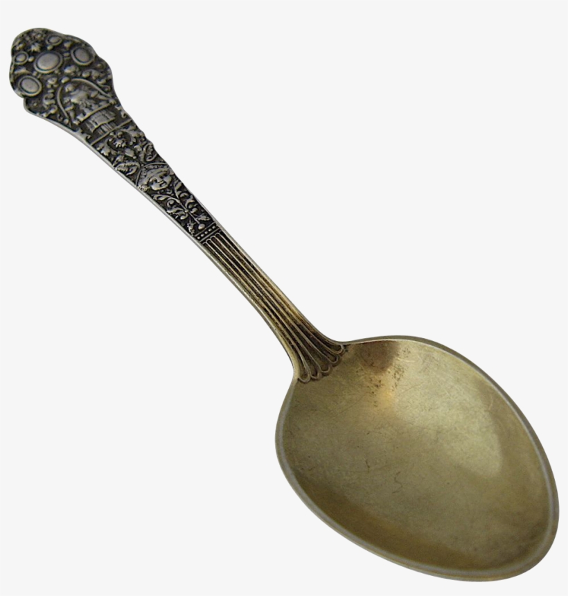 Black And White Download Gorham Sterling Medici Pattern - Old Spoon Png ...
