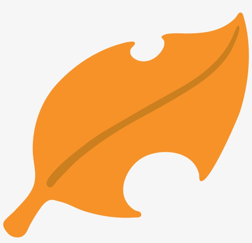 File Emoji U1f342 Svg Wikimedia Commons - Autumn Leaves Emoji Png ...