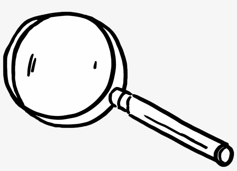 Magnifying-glass - Line Art - Free Transparent PNG Download - PNGkey