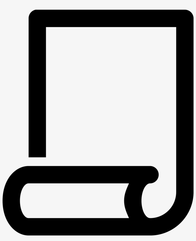 Paper Vector Png Graphic Black And White Download - Icon - Free ...