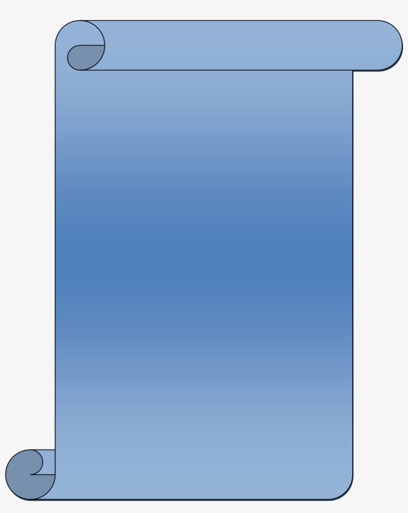 Blue Scroll - Blue Scroll Png - Free Transparent PNG Download - PNGkey