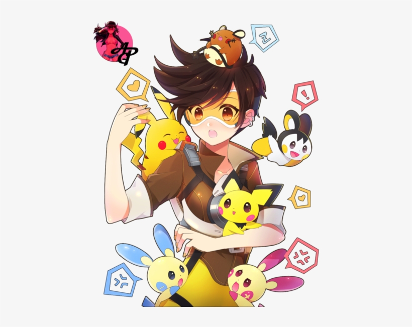 Pokemon, Tracer, And Electric Types Image - Overwatch And Pokemon ...