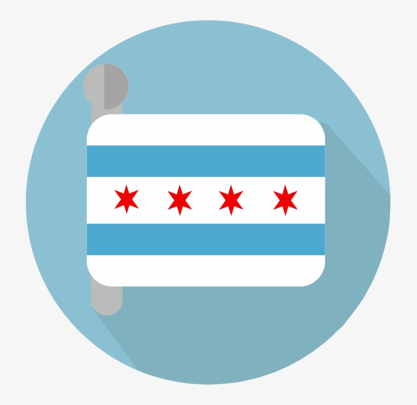 Official Chicago Flag Png - Chicago Flag Icon Png - Free Transparent ...
