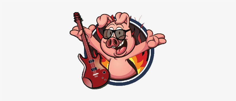 Original Rock N Ribs Logo - Pork Ribs Logo - Free Transparent PNG ...