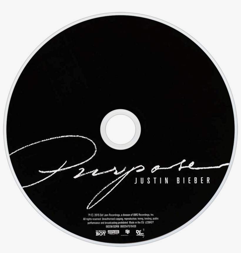 Justin Bieber Purpose Cd Disc Image - Justin Bieber Purpose Disc Cover ...