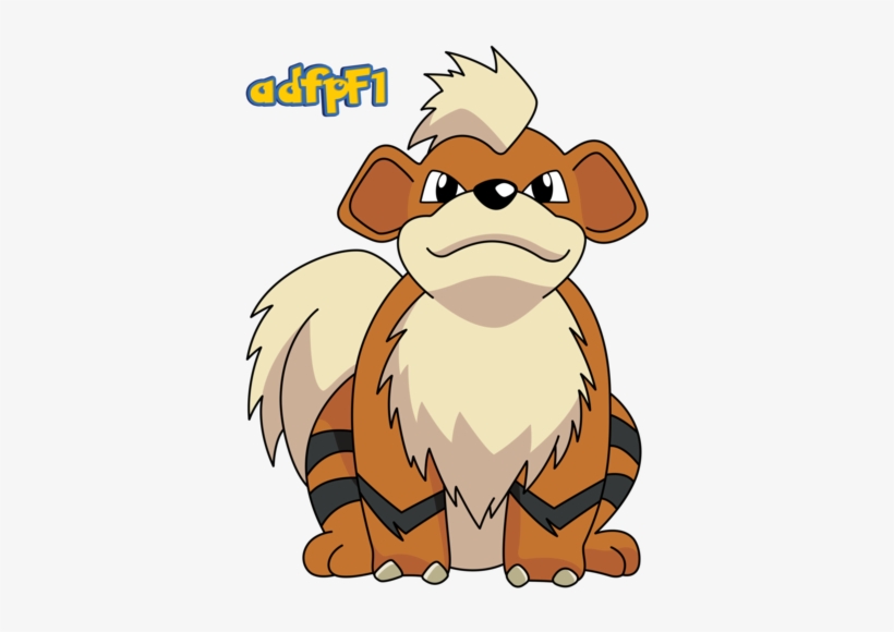 Pokemon Vector Growlithe - Pokemon: Season 16 - Bw Adventures In Unova ...