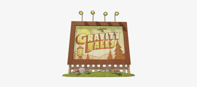 Gravity Falls Poster - Welcome To Gravity Falls Sign - Free Transparent ...